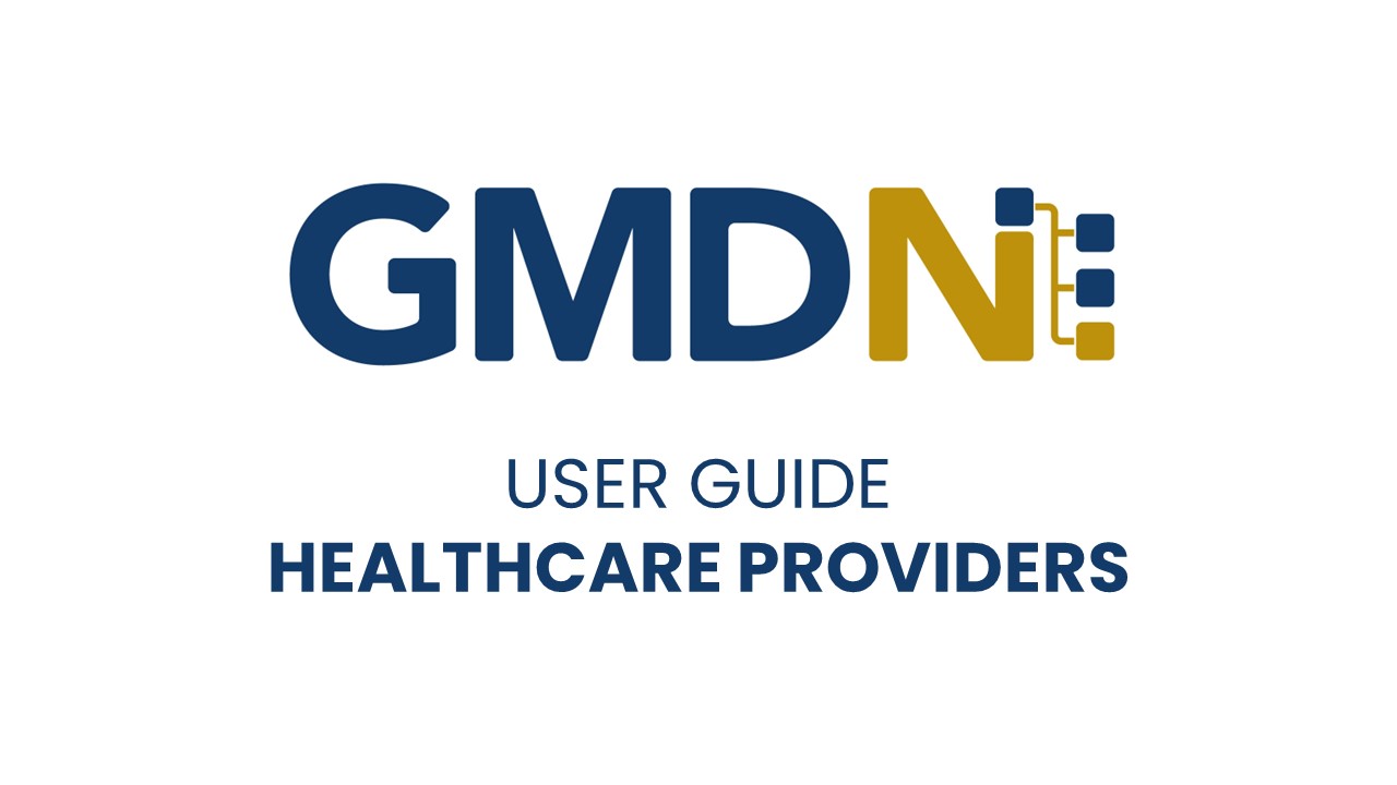 Training - Videos & User Guides - GMDN