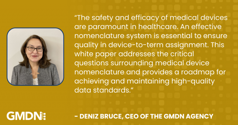 GMDN Agency publishes white paper on the future of medical device ...
